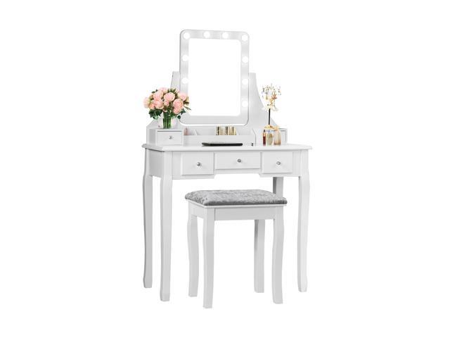 Click here for SlickBlue Vanity Dressing Table Set with 10 Dimmab... prices