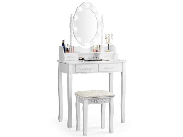 Click here for SlickBlue Makeup Vanity Dressing Table Set with Di... prices