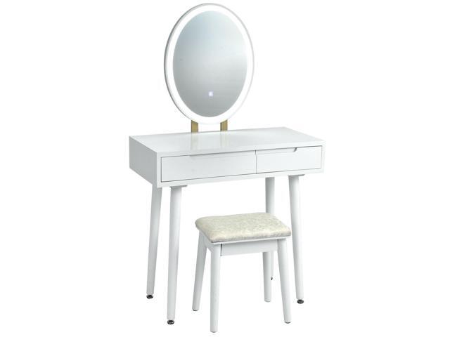 Click here for SlickBlue Touch Screen Vanity Makeup Table Stool S... prices