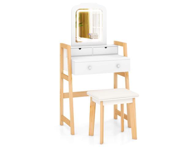 Click here for SlickBlue Adjustable Height Vanity Desk Set with 3... prices