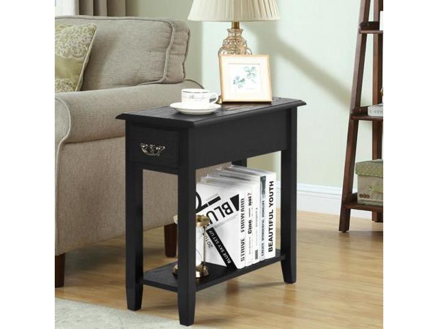 Click here for SlickBlue 2 Tier End Bedside Sofa Side Table Narro... prices