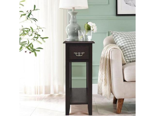 Click here for SlickBlue 2 Tier End Bedside Sofa Side Table Narro... prices