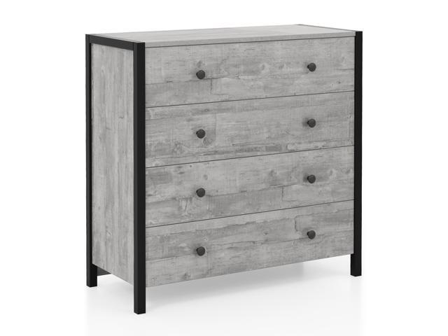 Click here for SlickBlue 4-Drawer Dresser Modern Wooden Chest of... prices