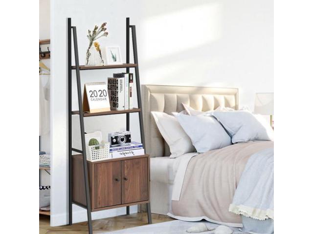 Click here for SlickBlue Ladder Shelf 3 Tier Bookcase Metal Frame... prices
