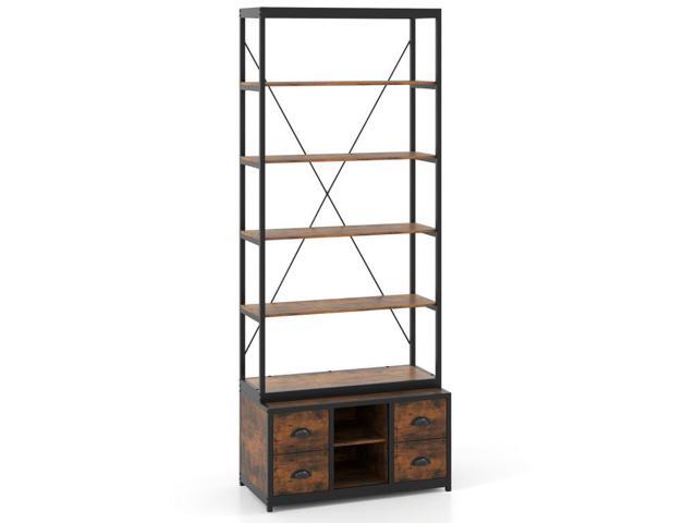 Click here for SlickBlue 8-tier Bookshelf with 4 Fabric Drawers a... prices
