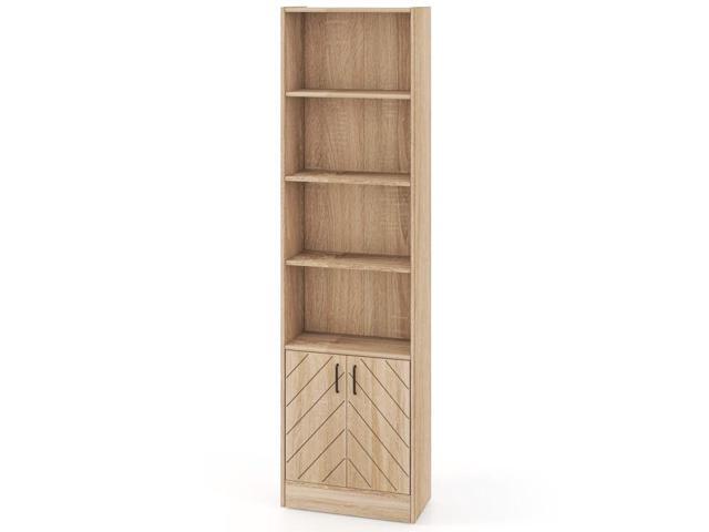 Click here for SlickBlue 71 Inch 6-Tier Tall Bookshelf with Doubl... prices