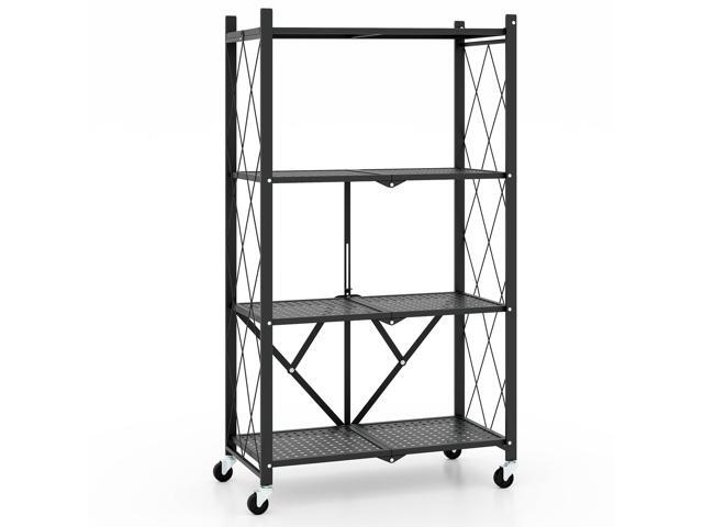 Click here for SlickBlue 4-Tier Foldable Storage Shelf Collapsibl... prices