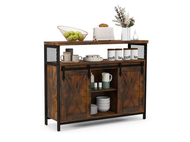 Click here for SlickBlue Buffet Cabinet with 3-Level Adjustable S... prices