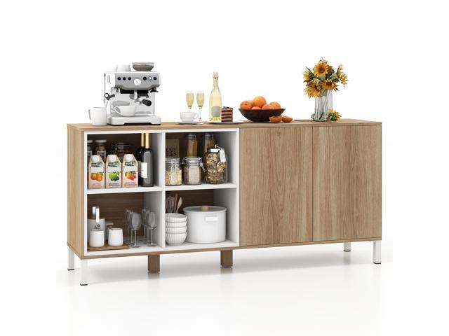 Click here for SlickBlue 63 Inches Buffet Sideboard with 4 Compar... prices