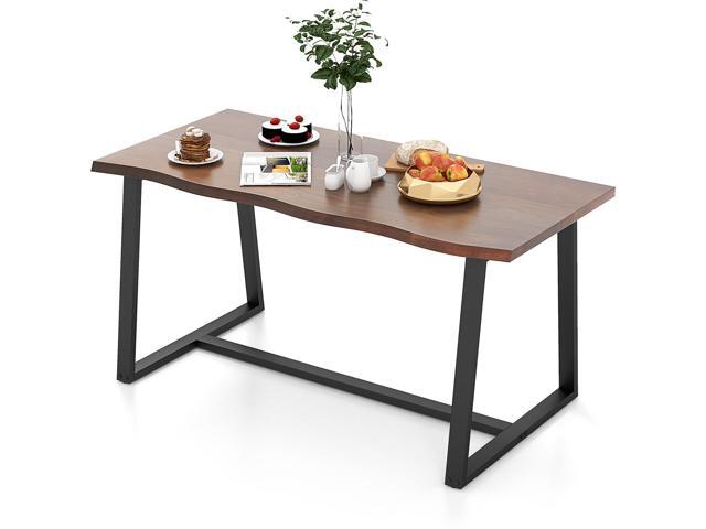 Click here for SlickBlue 63 Large Dining Table with Wavy Edge and... prices