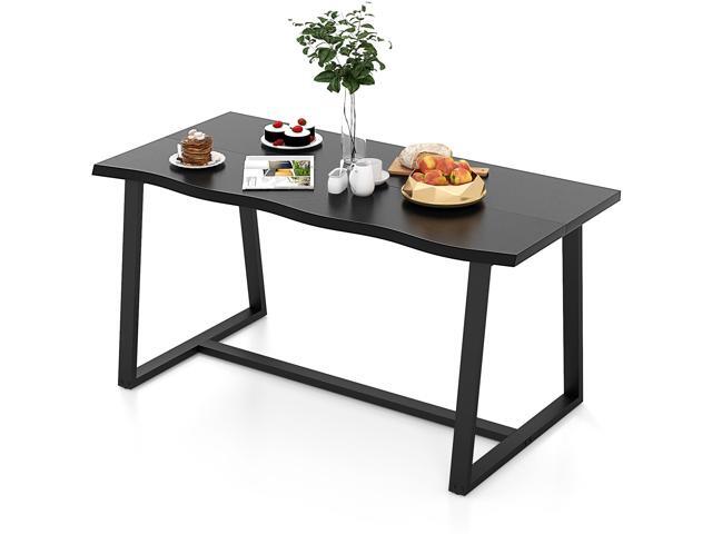 Click here for SlickBlue 63 Large Dining Table with Wavy Edge and... prices