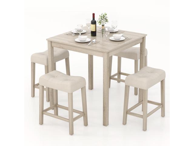Click here for SlickBlue 5 Pieces Bar Table Set with Square Table... prices