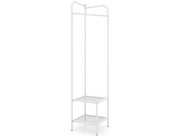 Click here for SlickBlue Corner Coat Rack with Top Hanger and 2 M... prices