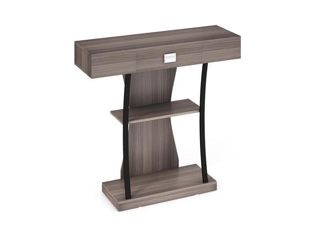 Click here for SlickBlue Console Table with Drawer and 2-Tier She... prices