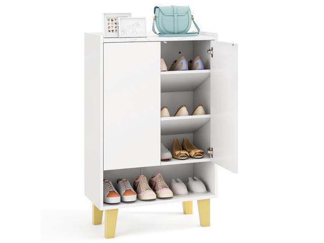 Click here for SlickBlue 5-Tier Shoe Cabinet with Faux Marble Cou... prices