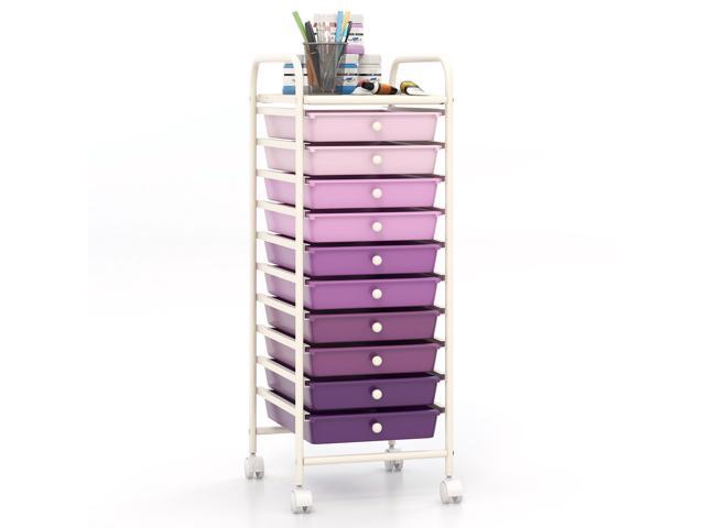 Click here for SlickBlue 10 Drawer Rolling Storage Cart Organizer... prices