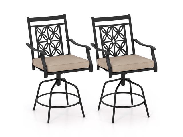Click here for SlickBlue Outdoor Swivel Bar Stools Set of 2 with... prices