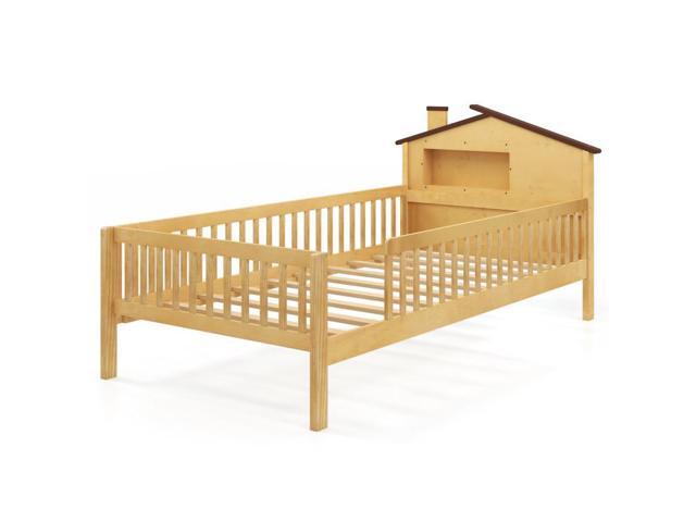 Click here for SlickBlue Twin Size Kids Montessori Bed with House... prices