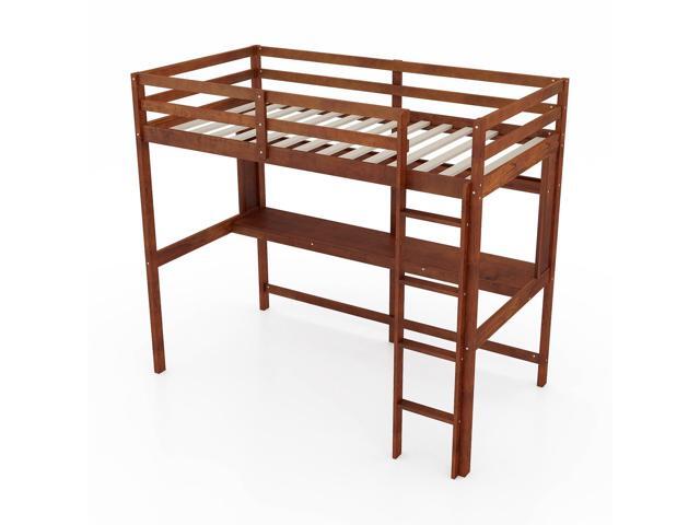 Click here for SlickBlue Twin Size Solid Wood Slatted Loft Bed Fr... prices