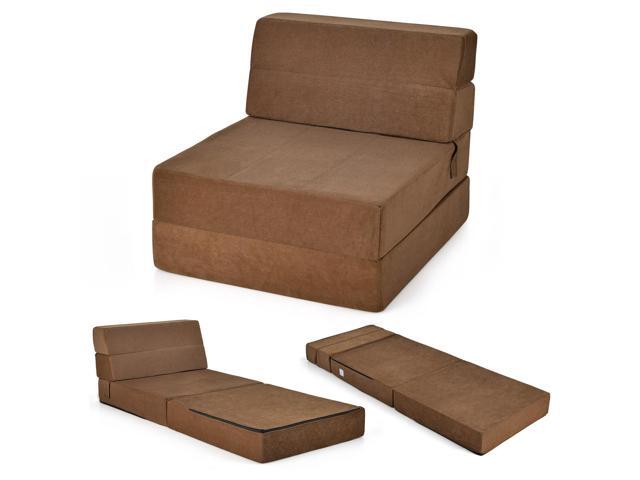 Click here for SlickBlue Tri-Fold Folding Chair Convertible Sleep... prices