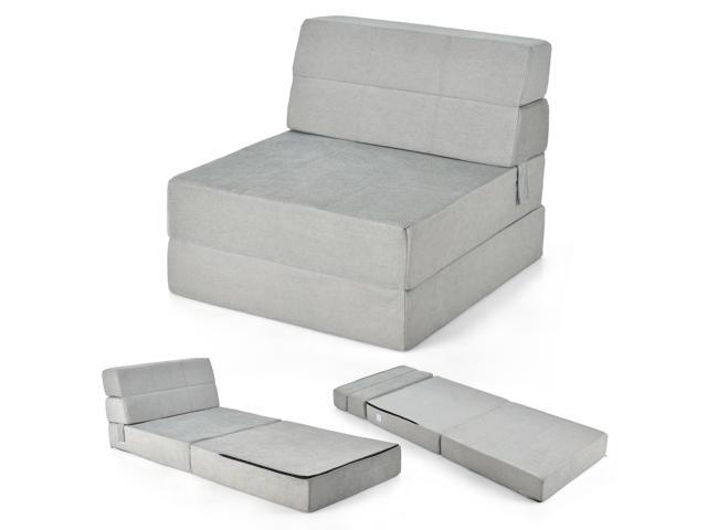 Click here for SlickBlue Tri-Fold Folding Chair Convertible Sleep... prices