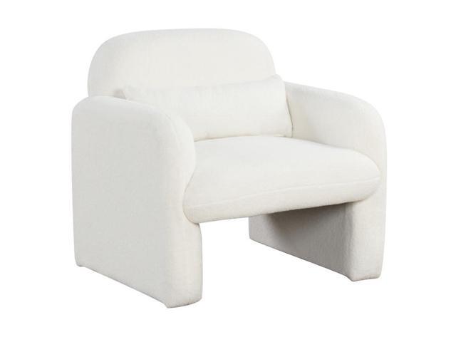 Click here for SlickBlue Modern Accent Chair with Waist Pillow an... prices