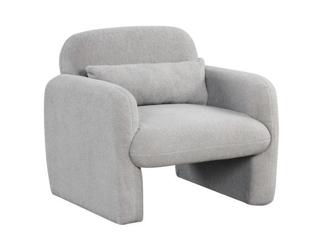 Click here for SlickBlue Modern Accent Chair with Waist Pillow an... prices