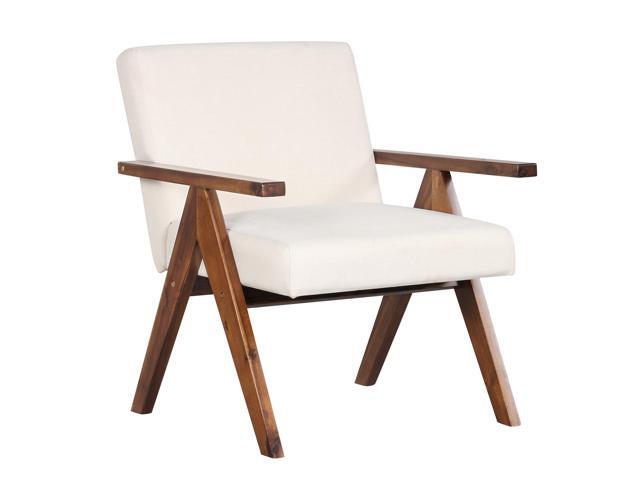 Click here for SlickBlue Modern Accent Chair Linen Fabric Armchai... prices