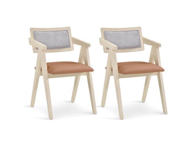 Click here for SlickBlue Mid Century Wooden Accent Chairs with Le... prices
