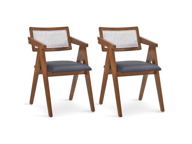 Click here for SlickBlue Mid Century Wooden Accent Chairs with Le... prices