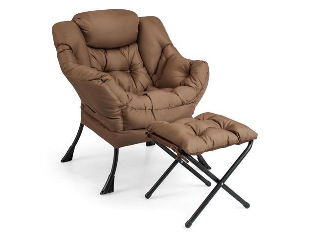 Click here for SlickBlue Modern Accent Sofa Chair with Folding Fo... prices