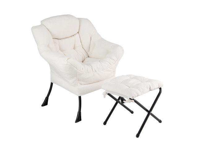 Click here for SlickBlue Modern Accent Chair with Folding Footres... prices