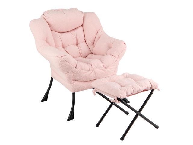 Click here for SlickBlue Modern Accent Chair with Folding Footres... prices