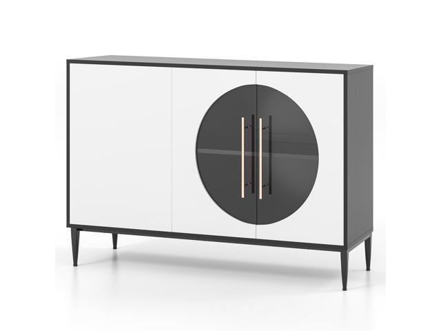 Click here for SlickBlue Sideboard Cabinet with Tempered Glass Do... prices