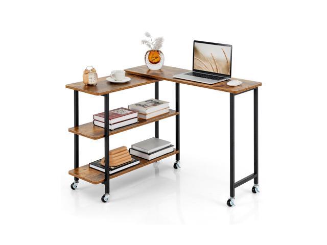 Click here for SlickBlue 360° Rotating Sofa Side Table with 2-Tie... prices