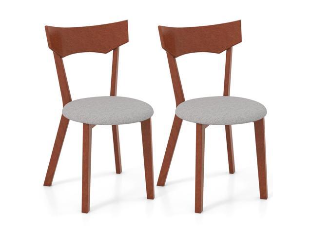 Click here for SlickBlue Wooden Dining Chair Set of 2 with Rubber... prices