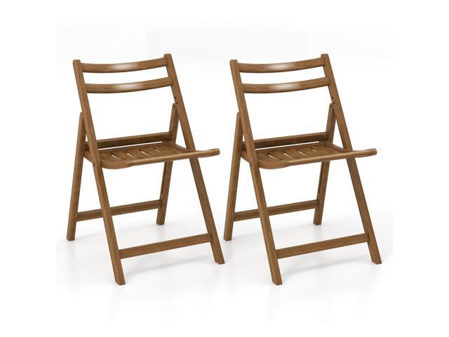Click here for SlickBlue Folding Dining Chair Set of 2 with Rubbe... prices