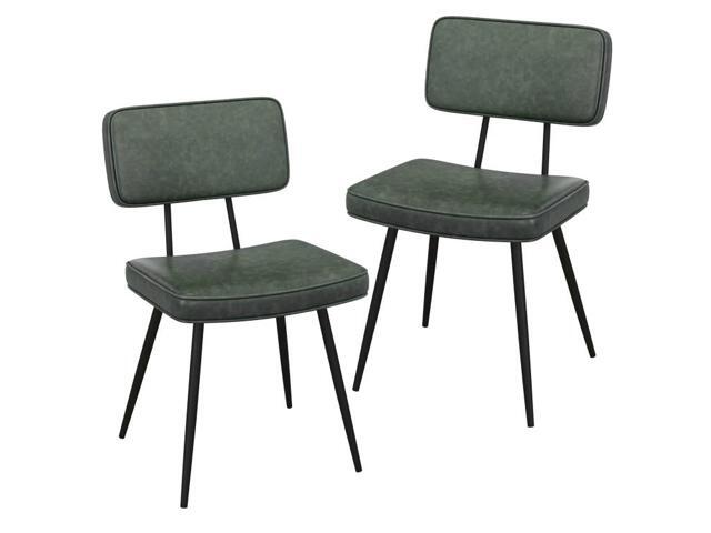 Click here for SlickBlue Dining Chair Set of 2 with Padded Backre... prices