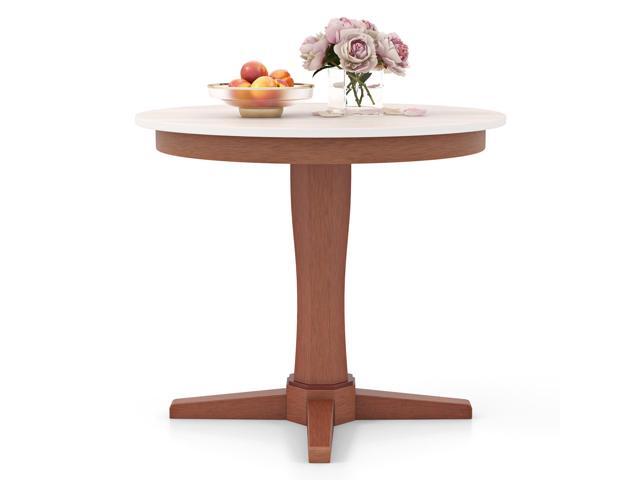 Click here for SlickBlue 35 Inches Wooden Round Dining Table with... prices