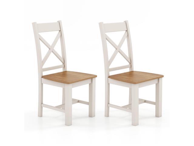 Click here for SlickBlue Wooden Dining Chairs Set of 2 with High... prices