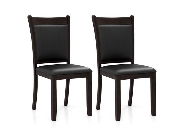 Click here for SlickBlue Dining Chairs Set of 2 Faux Leather Upho... prices