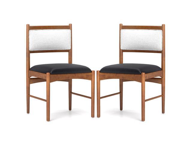 Click here for SlickBlue Wooden Dining Chair Set of 2 with Rubber... prices
