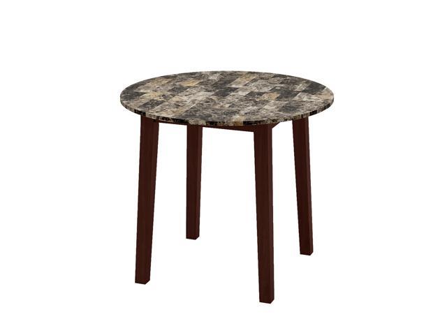 Click here for SlickBlue 35 Inch Round Dining Table with Rubber W... prices