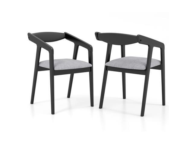 Click here for SlickBlue Wooden Dining Chair Set of 2 with Rubber... prices