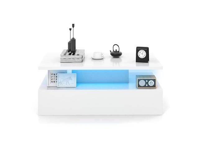 Click here for SlickBlue Modern 2-tier High Glossy Table with Adj... prices