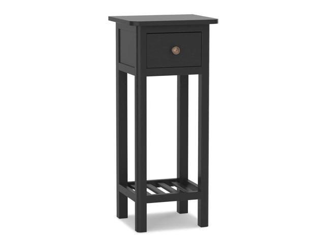 Click here for SlickBlue 2 Tier Slim Nightstand Bedside Table wit... prices