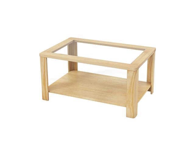 Click here for SlickBlue 2-Tier Coffee Table Rectangular Center T... prices