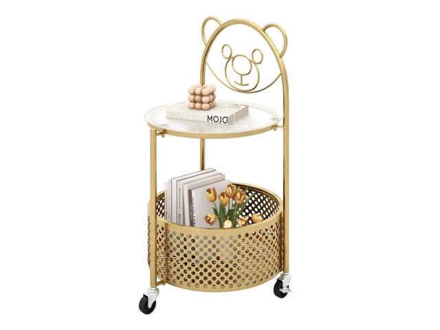 Click here for SlickBlue Modern Sofa Side Table on Lockable Wheel... prices