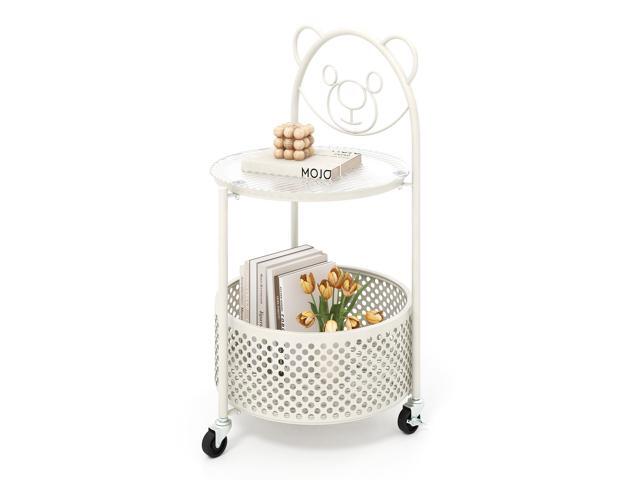 Click here for SlickBlue Modern Sofa Side Table on Lockable Wheel... prices