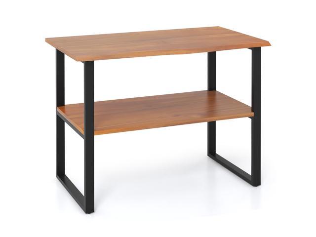 Click here for SlickBlue 2-Tier Teak Wood End Table Sofa Side for... prices